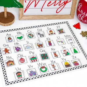 Christmas Activity for Kids, Beginning Sounds, Phonics Activity ...