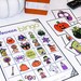 Halloween Matching Game Printable Preschool & Kindergarten Literacy ...