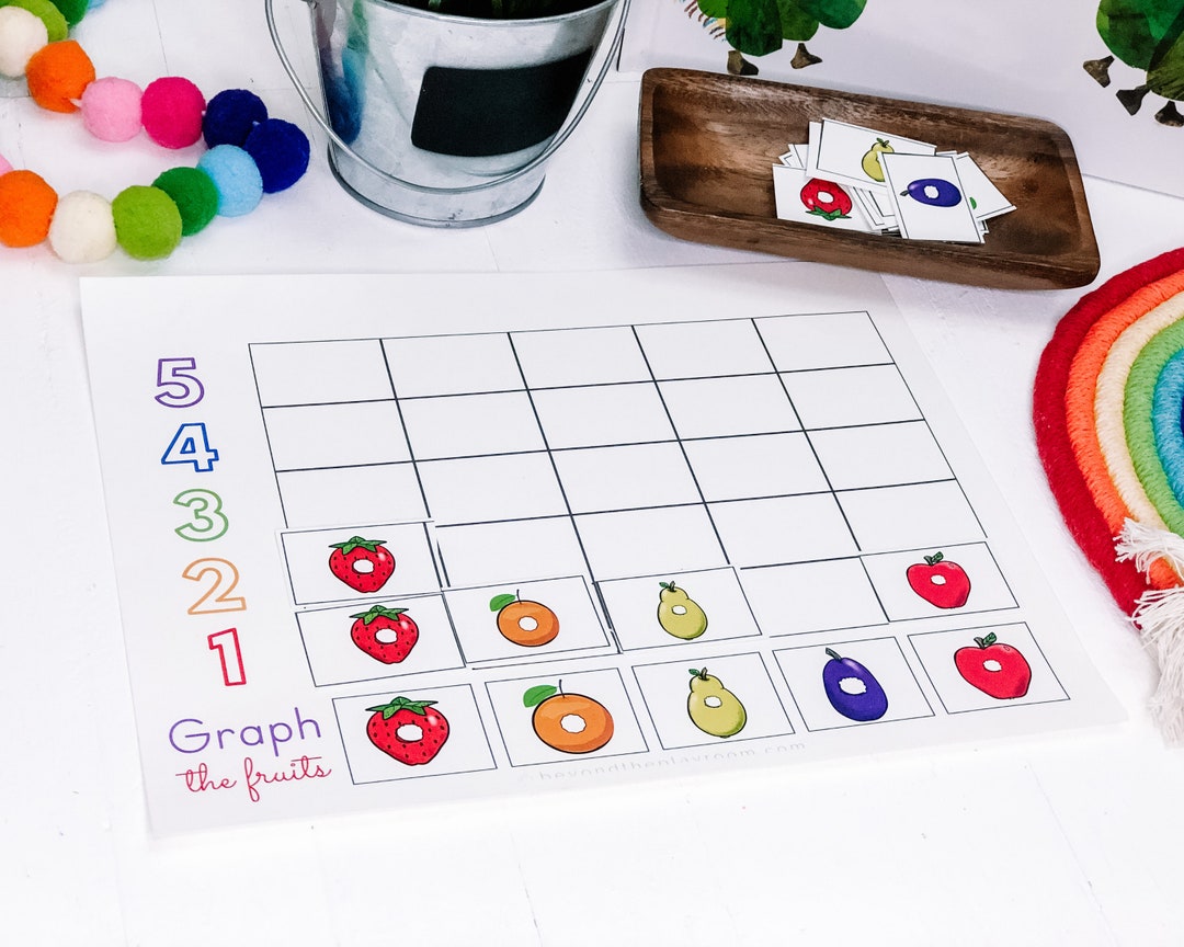 Math Printable, Graphing Activity, Hungry Caterpillar, Preschool Math ...