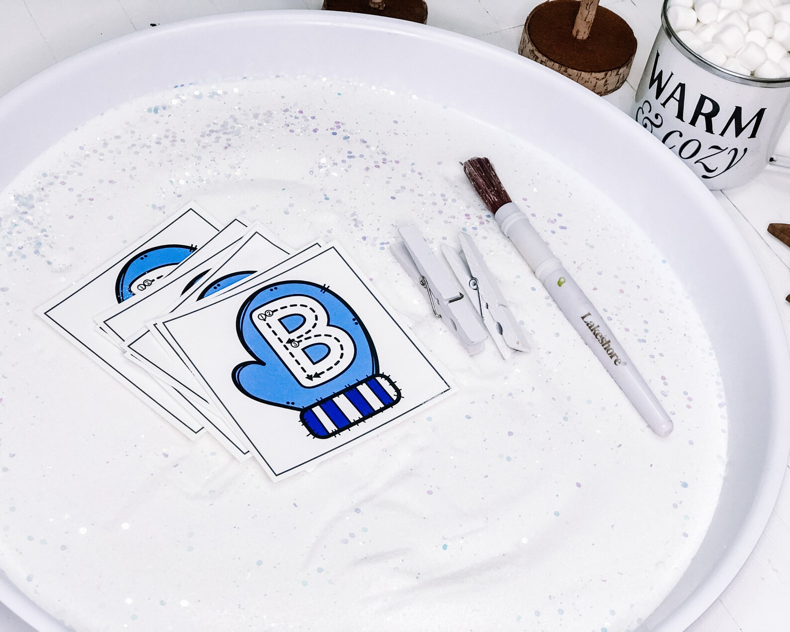 Alphabet Tracing Printable, Letter Tracing, Winter Activity for Kids ...