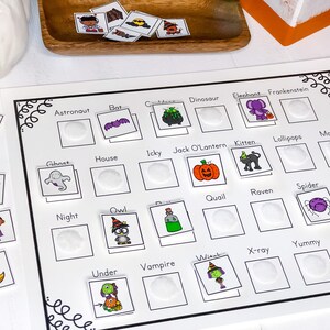 Halloween Activity for Kids, Beginning Sounds, Phonics Activity ...