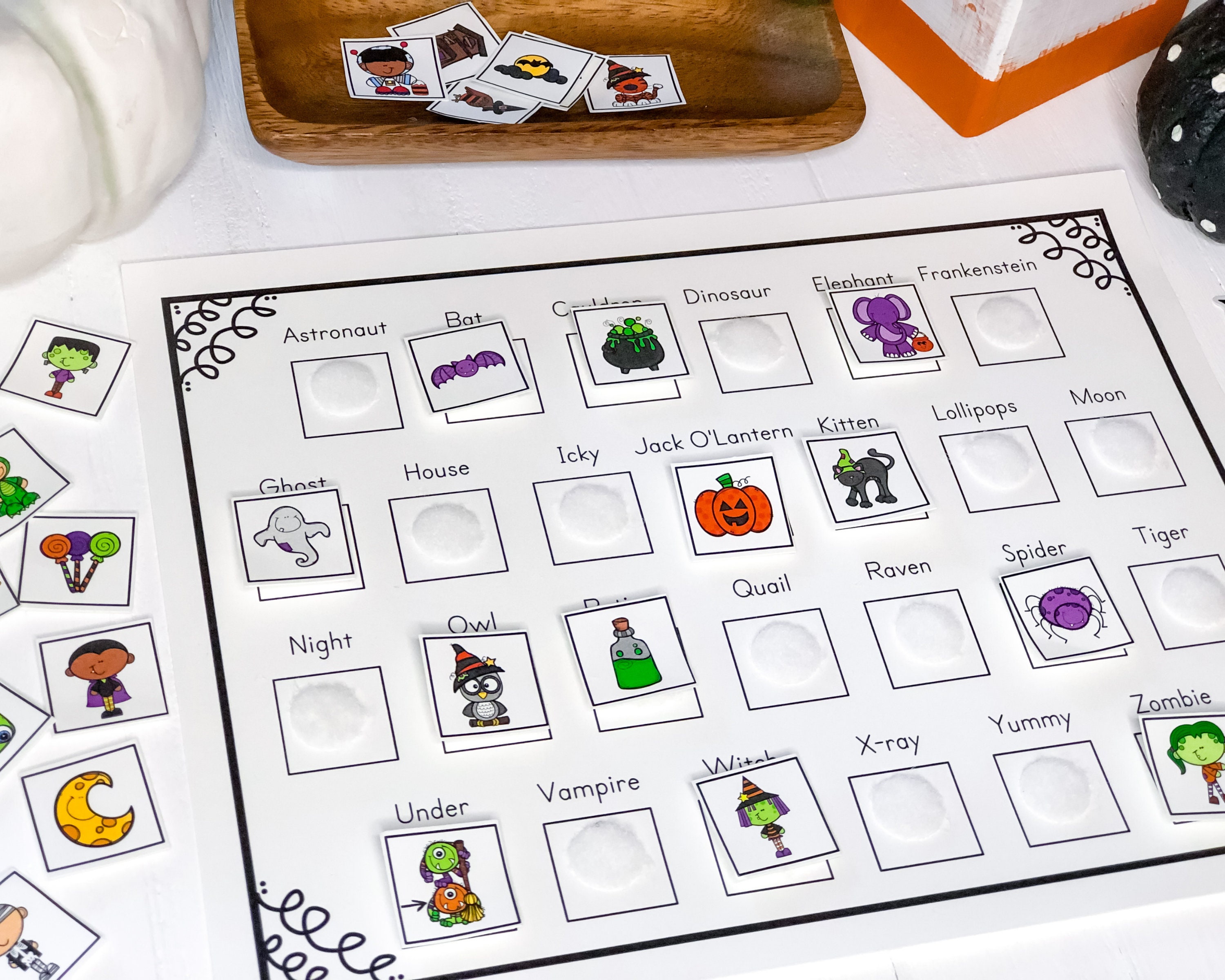 Halloween Activity for Kids, Beginning Sounds, Phonics Activity ...