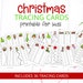 Christmas Tracing Activity, Tracing Cards, Printable for Kids ...