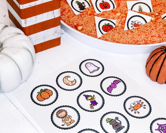 Halloween Matching Game Printable Preschool & Kindergarten - Etsy