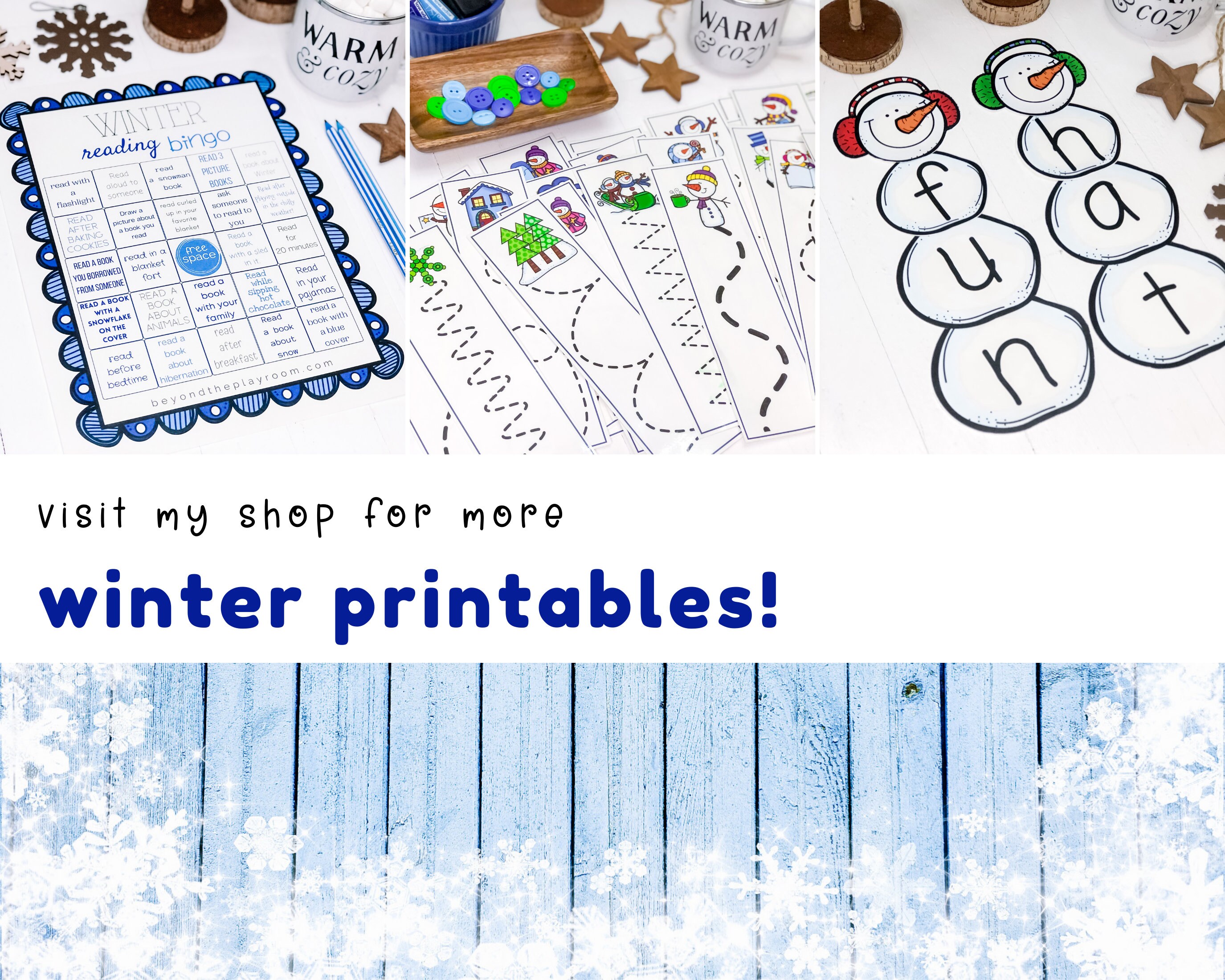 Snowman Activity, Winter Printable Activity, CVC Word Families, Winter ...