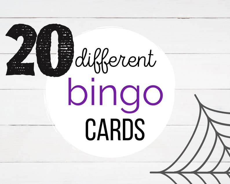 Halloween Bingo Game, Printable Halloween Game, Preschool Printable ...