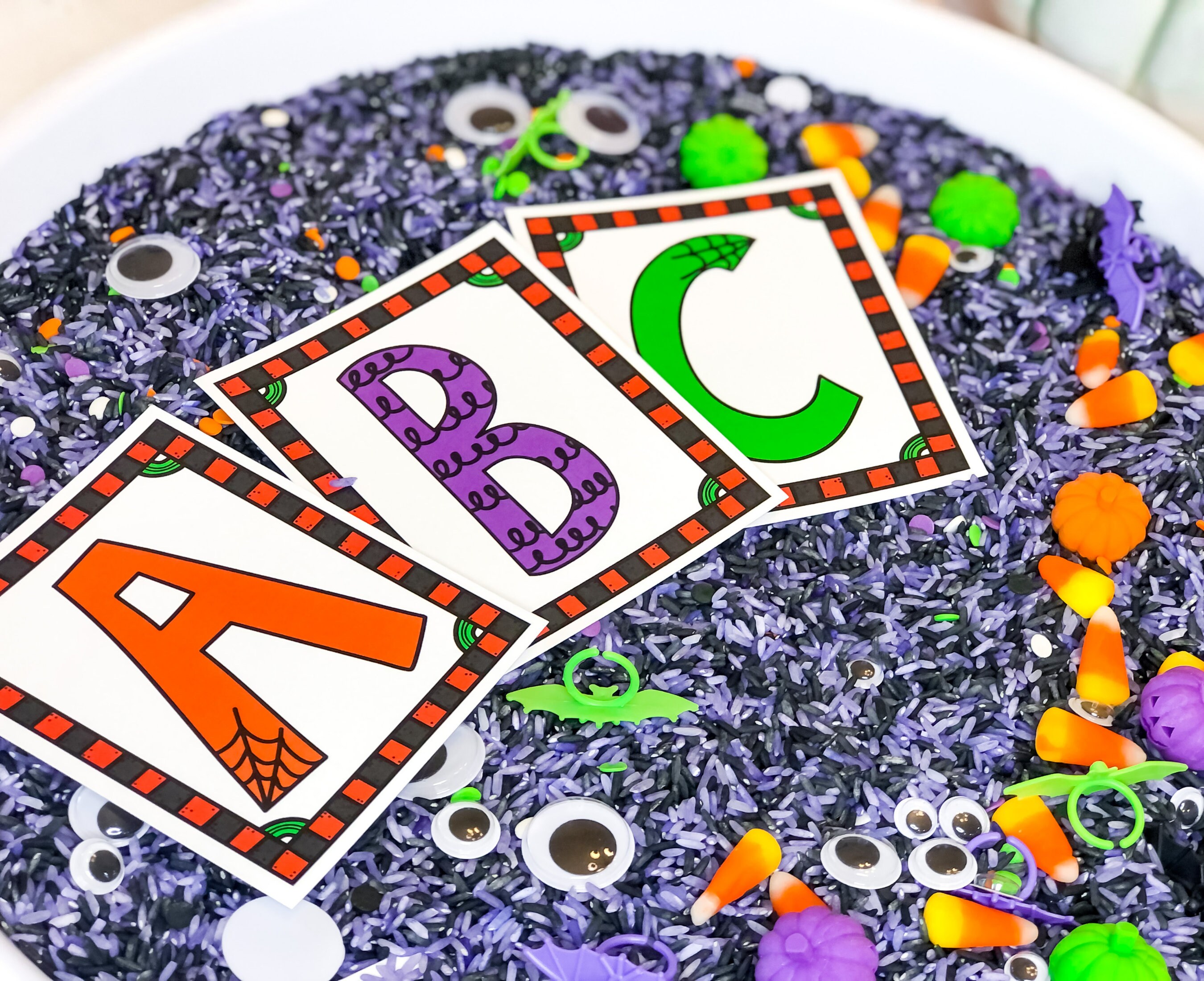 Alphabet Cards Printable, Halloween Activity for Kids, Preschool ...