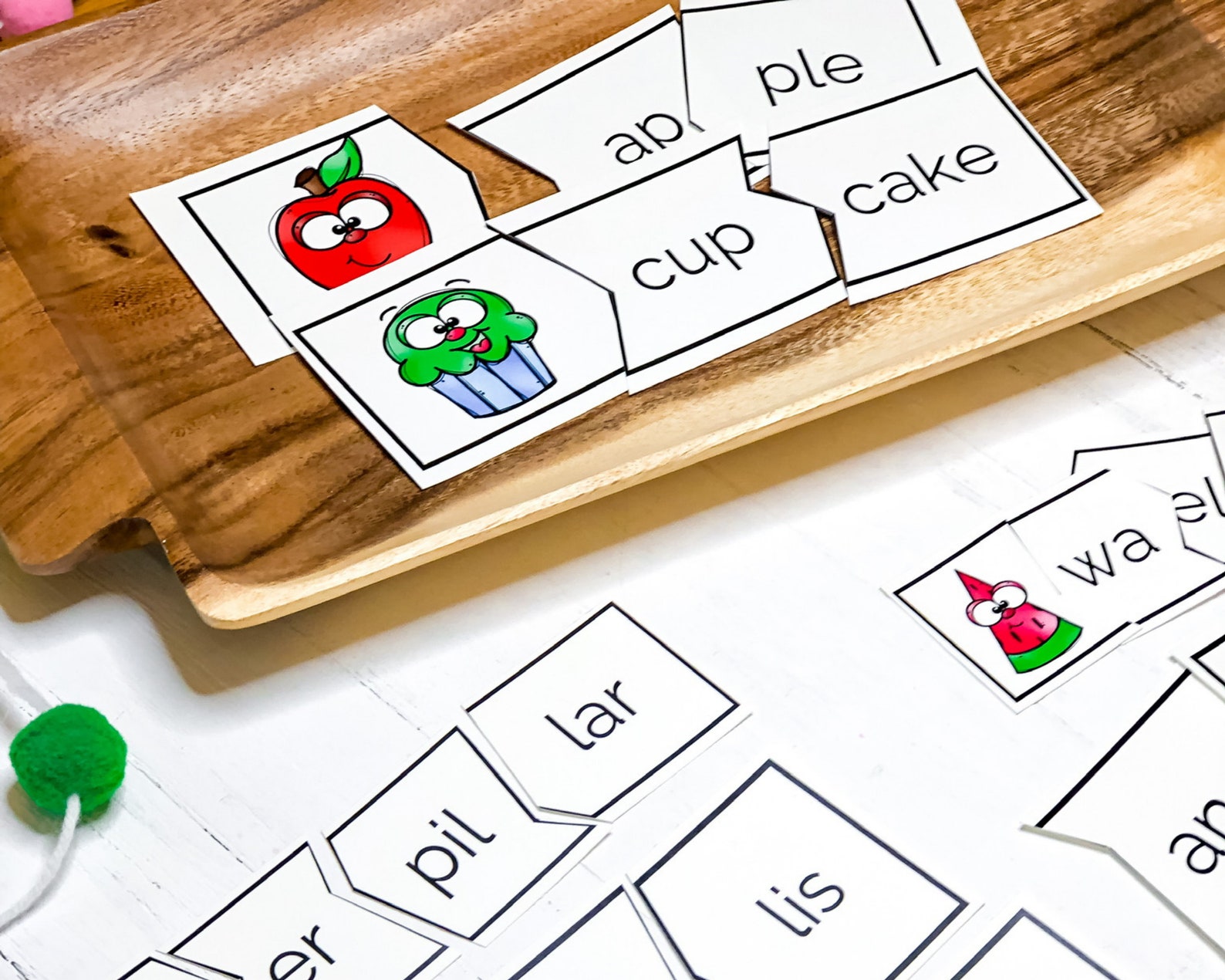 Syllable Activity Hungry Caterpillar Printables Literacy | Etsy