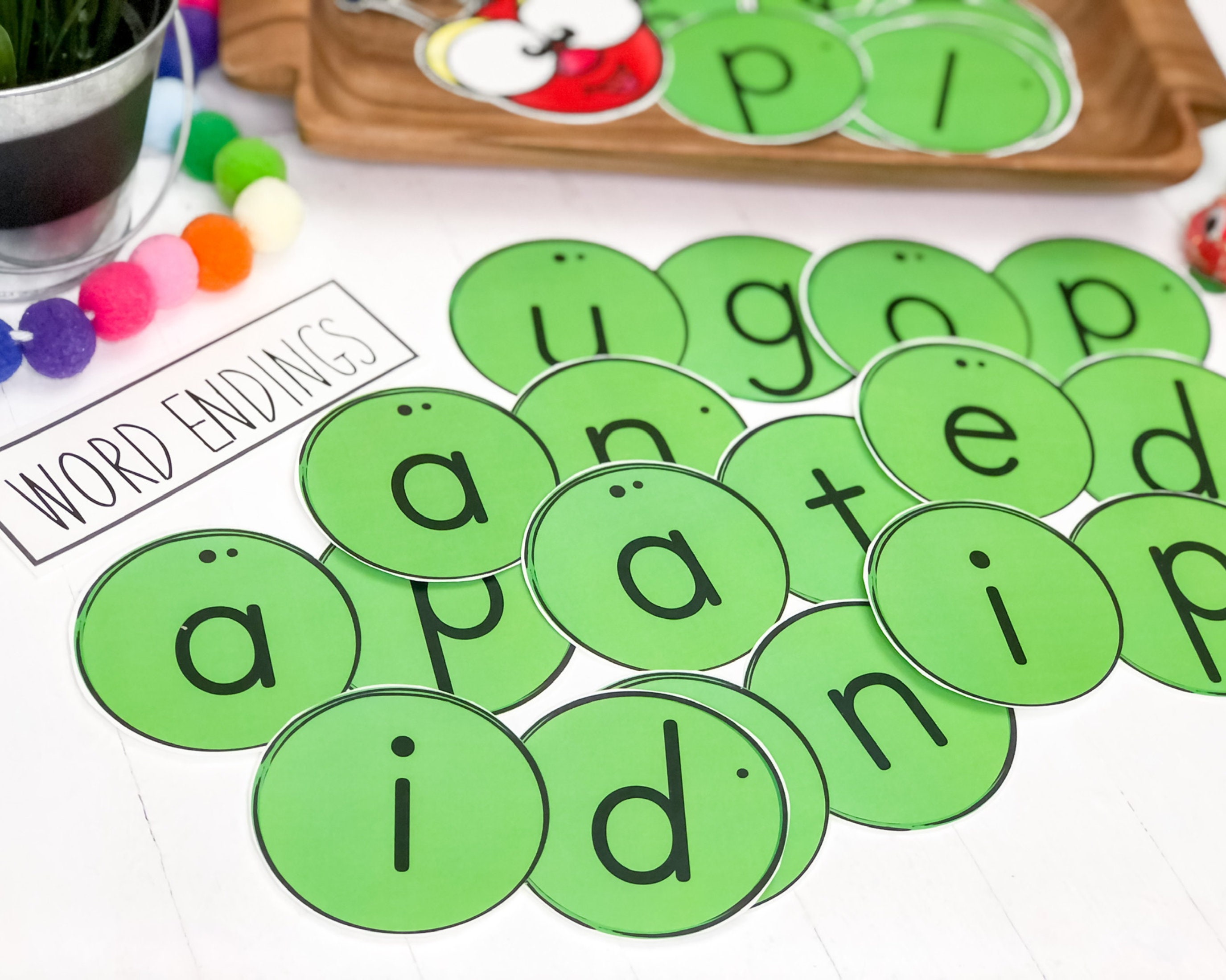 Word Families CVC Word Game Preschool Printable Rhyming - Etsy