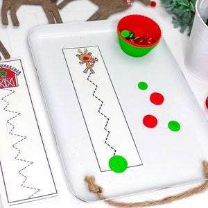 Christmas Tracing Activity, Tracing Cards, Printable for Kids ...