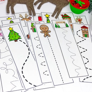 Christmas Tracing Activity, Tracing Cards, Printable for Kids ...