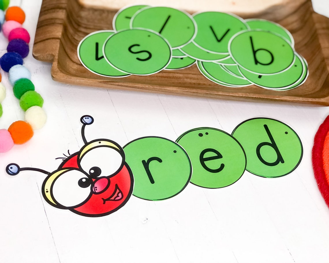 Word Families CVC Word Game Preschool Printable Rhyming - Etsy