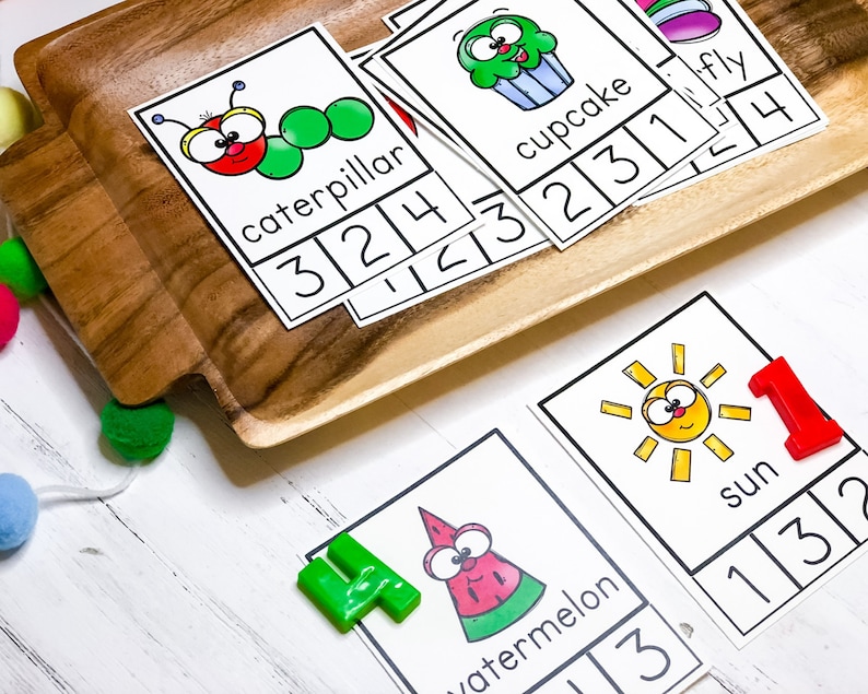 Syllable Activity Hungry Caterpillar Printables Literacy | Etsy