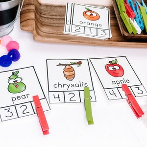Syllable Activity, Hungry Caterpillar Printables, Literacy Game ...