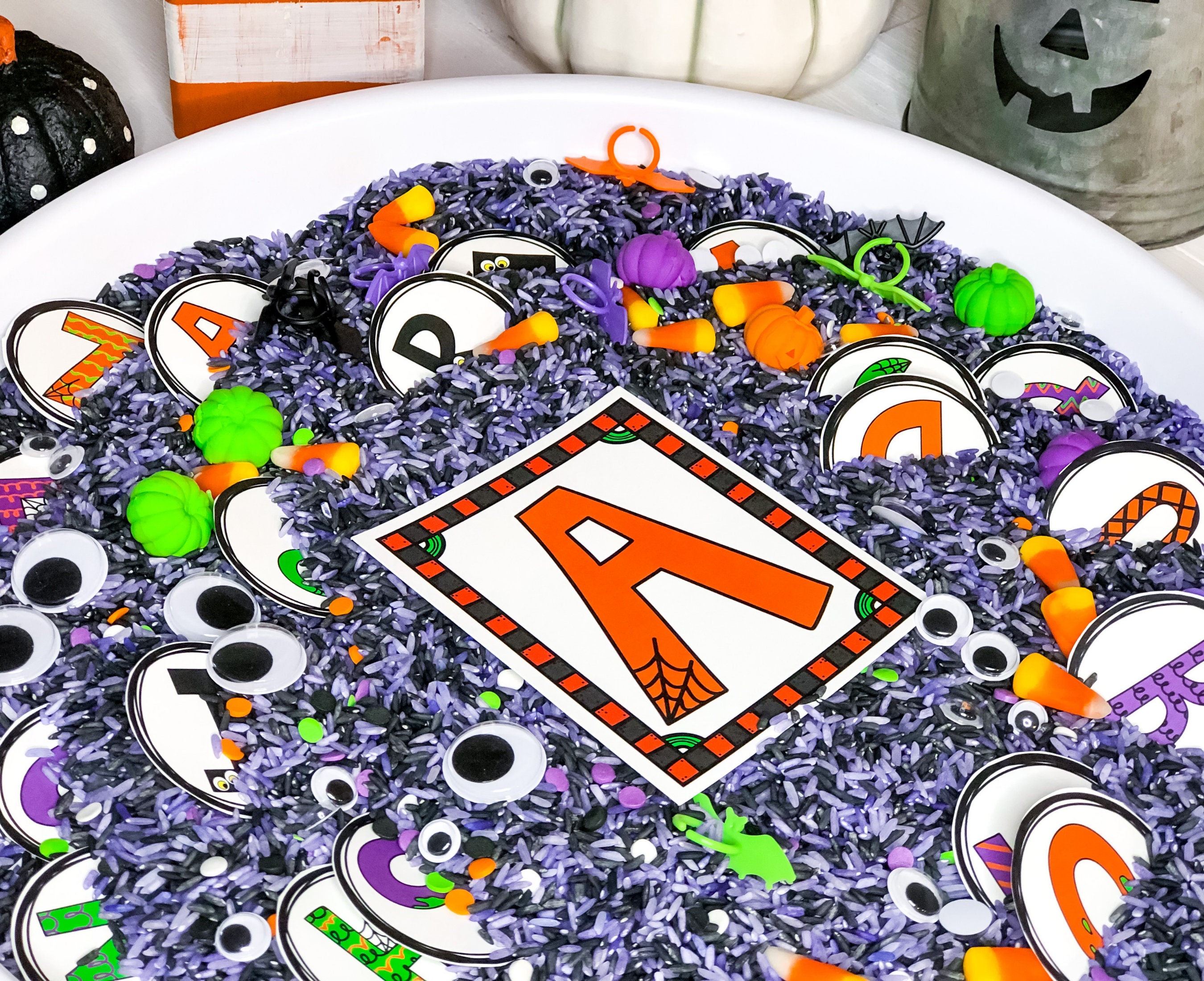 Alphabet Cards Printable, Halloween Activity for Kids, Preschool ...