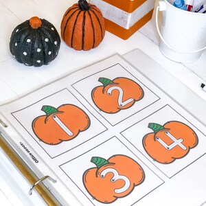 Pumpkin Alphabet Tracing Cards | Printable | Number Writing | Preschool ...