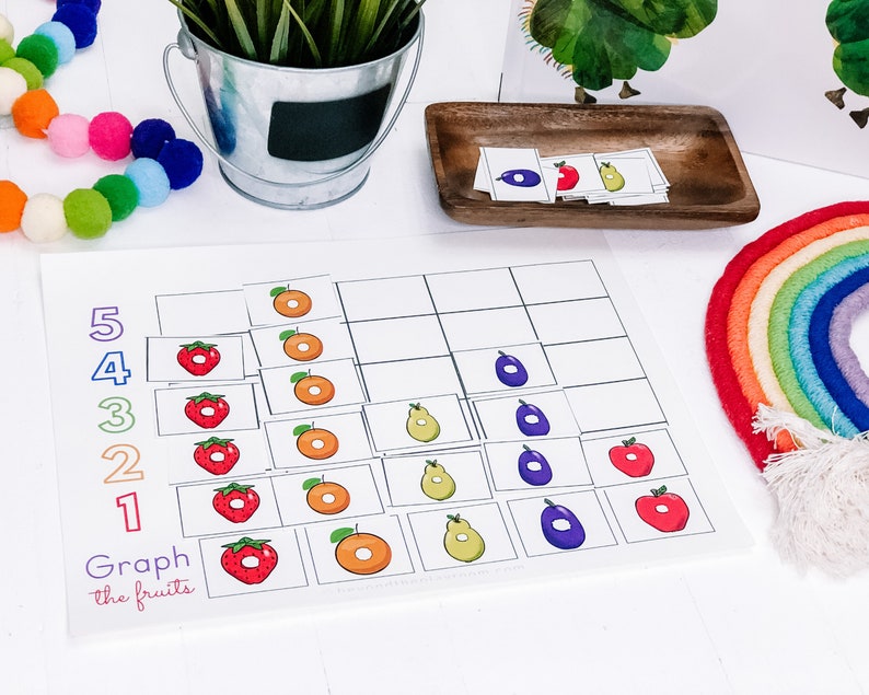 Math Printable, Graphing Activity, Hungry Caterpillar, Preschool Math ...