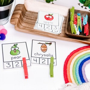Syllable Activity, Hungry Caterpillar Printables, Literacy Game ...