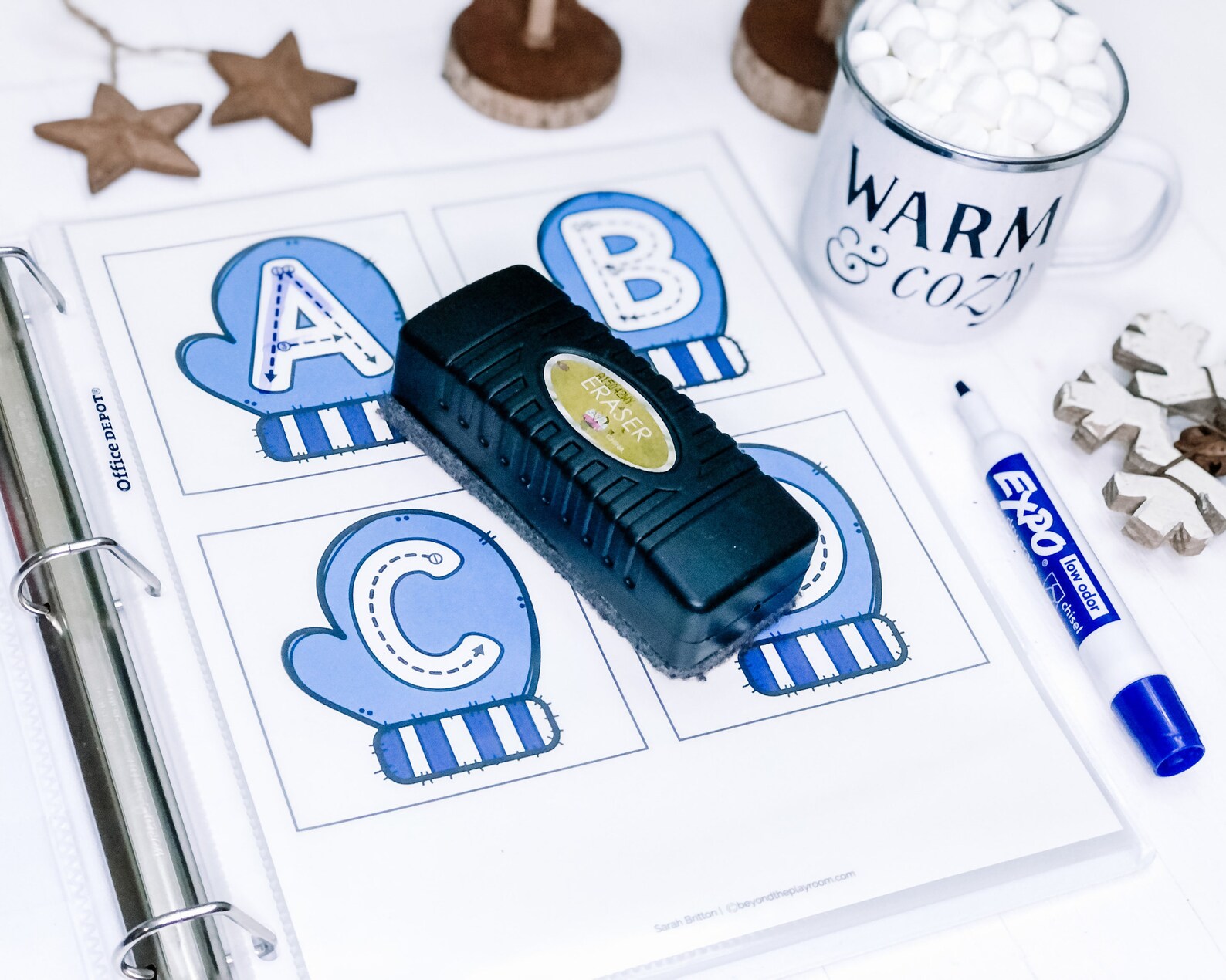 Alphabet Tracing Printable, Letter Tracing, Winter Activity for Kids ...