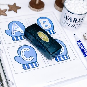 Alphabet Tracing Printable, Letter Tracing, Winter Activity for Kids ...