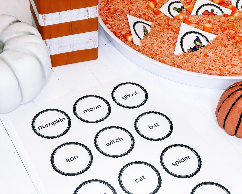 Halloween Matching Game Printable Preschool & Kindergarten - Etsy