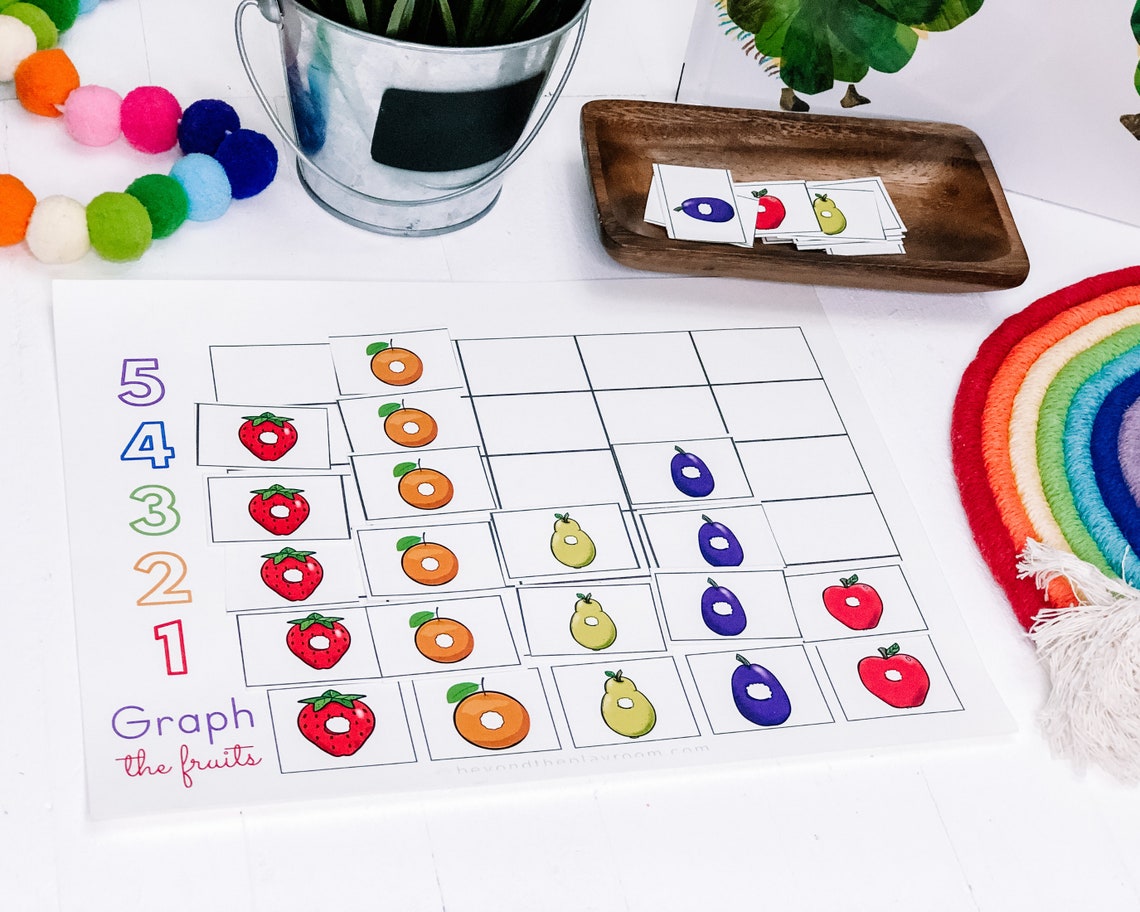 Math Printable, Graphing Activity, Hungry Caterpillar, Preschool Math ...
