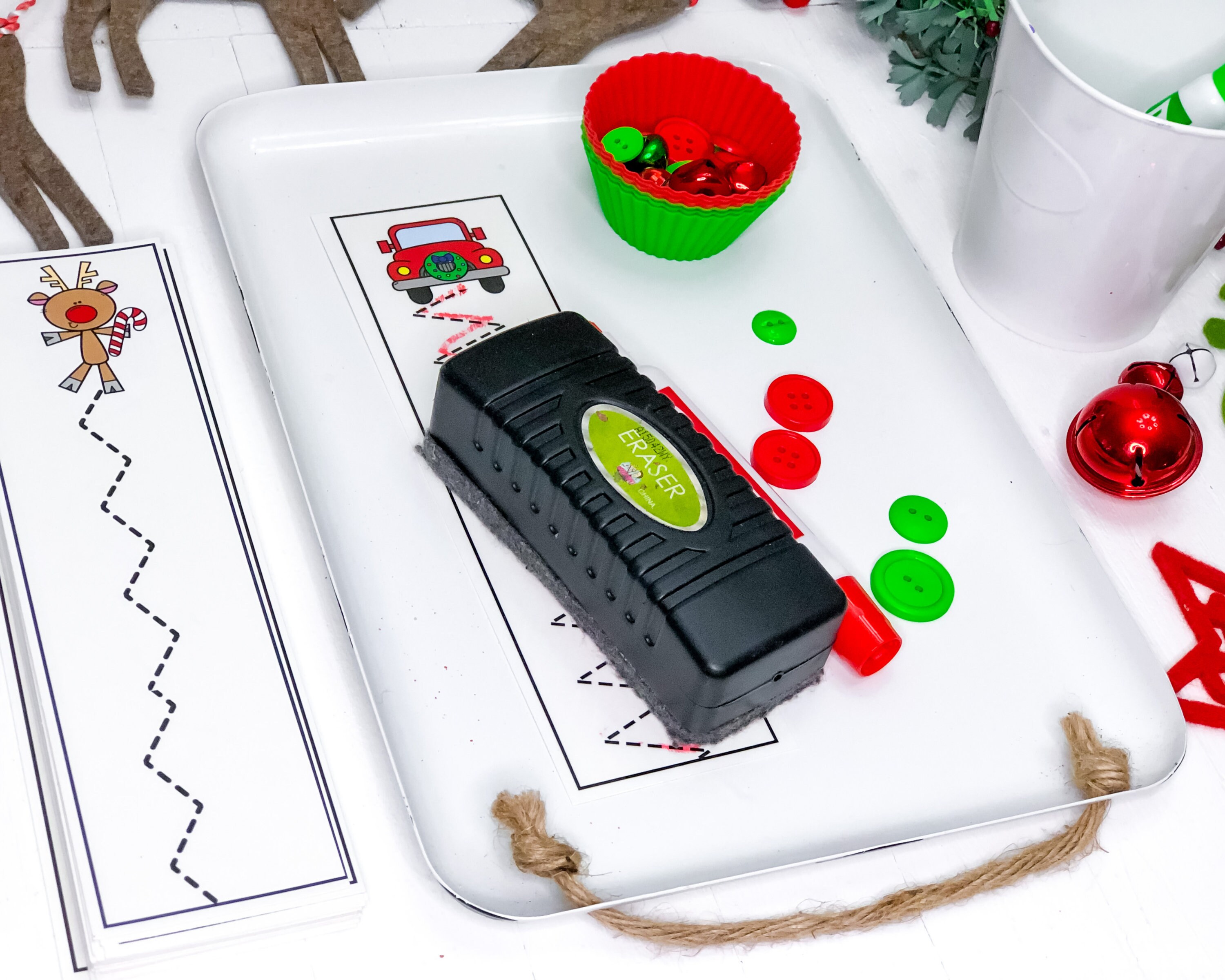 Christmas Tracing Activity, Tracing Cards, Printable for Kids ...