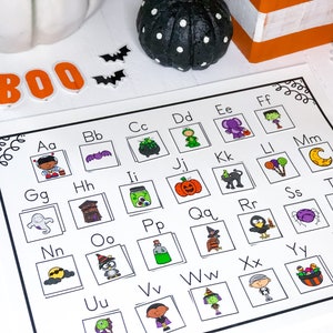 Halloween Activity for Kids, Beginning Sounds, Phonics Activity ...