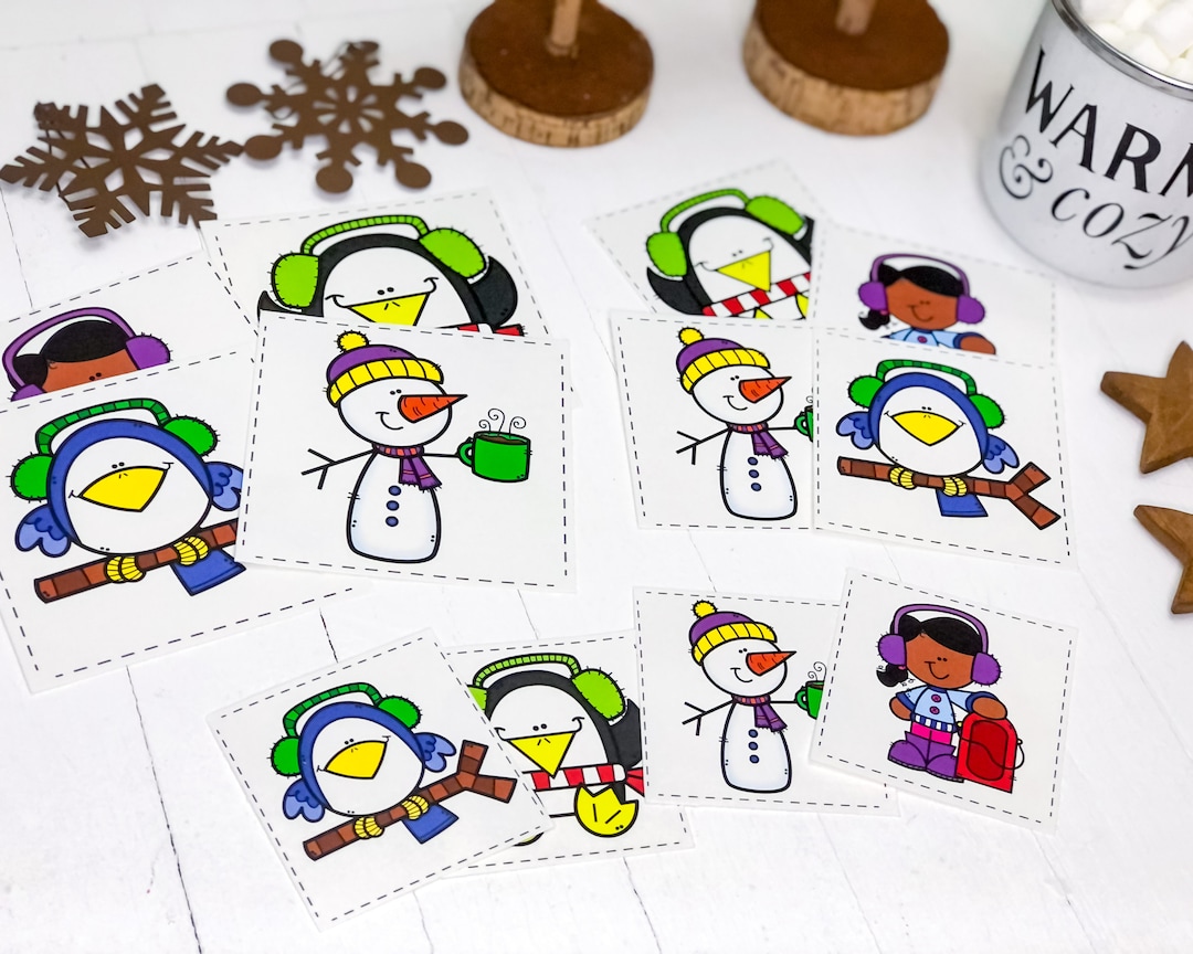 Sort by Size, Winter Printable Activity for Kids, Sorting Game, Sorting ...