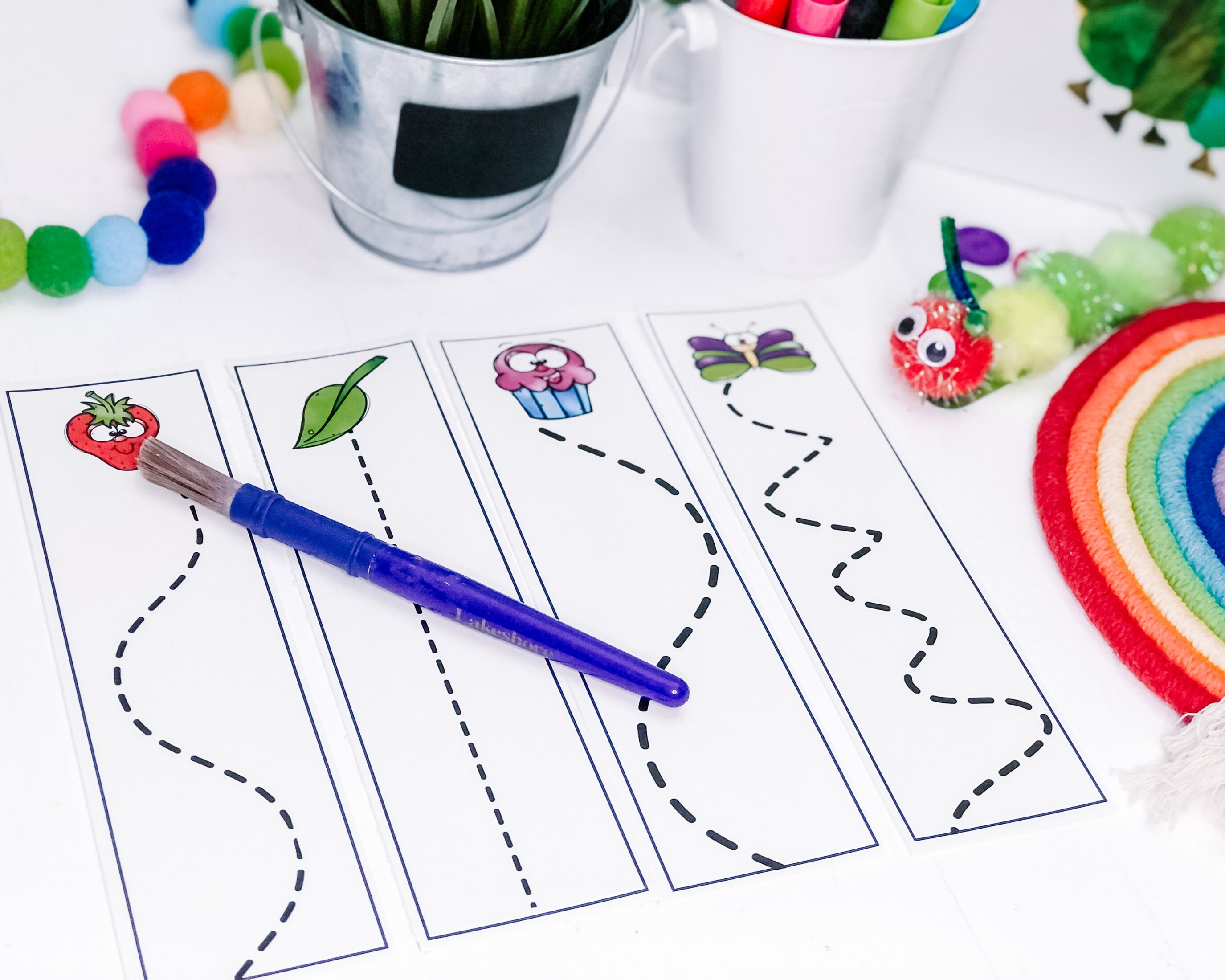 Tracing Activity Printable, Hungry Caterpillar Activity, Spring ...