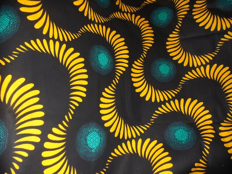 Wax Fabric 45 Cm X 115 Cm - Etsy