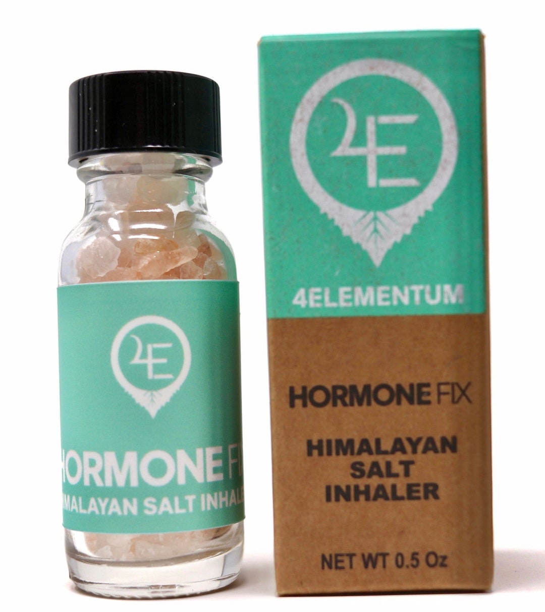 4elementum Hormone Fix Himalayan Salt Inhaler for Hormone Balance, PMS ...