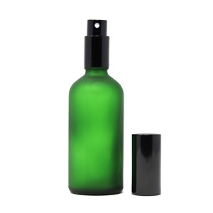 Frosted Glass Spray Bottle 100 Ml Green Frosted Mist Bottle - Etsy