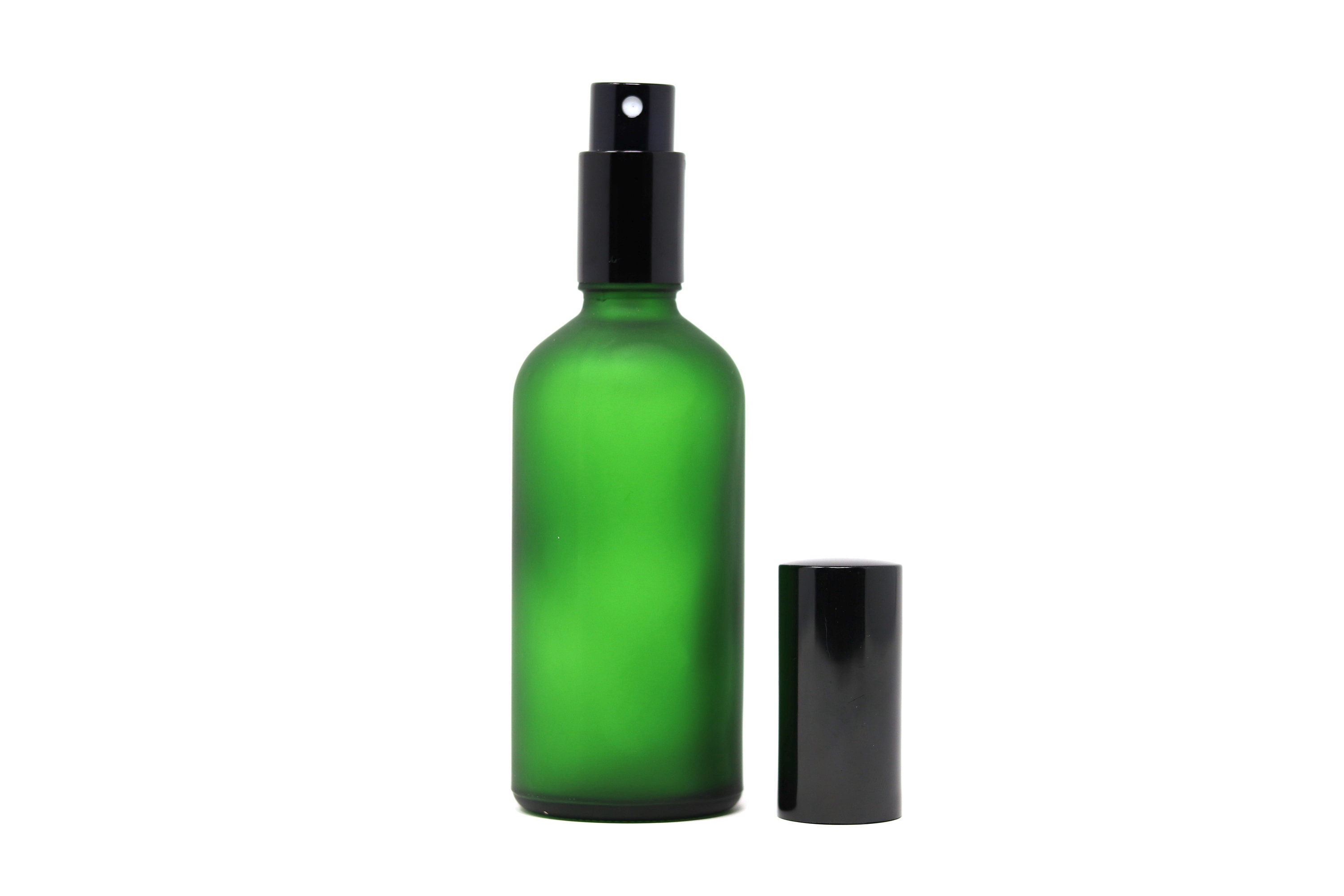 Frosted Glass Spray Bottle 100 Ml Green Frosted Mist Bottle - Etsy