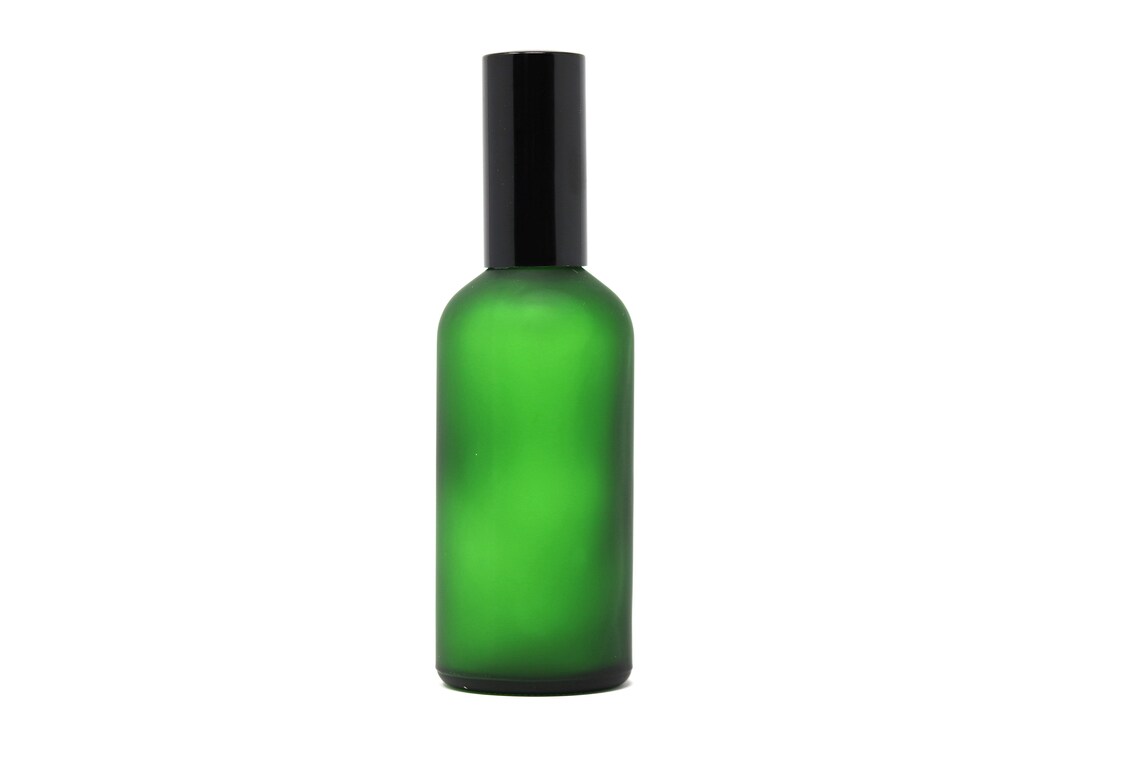 Frosted Glass Spray Bottle 100 Ml Green Frosted Mist Bottle - Etsy