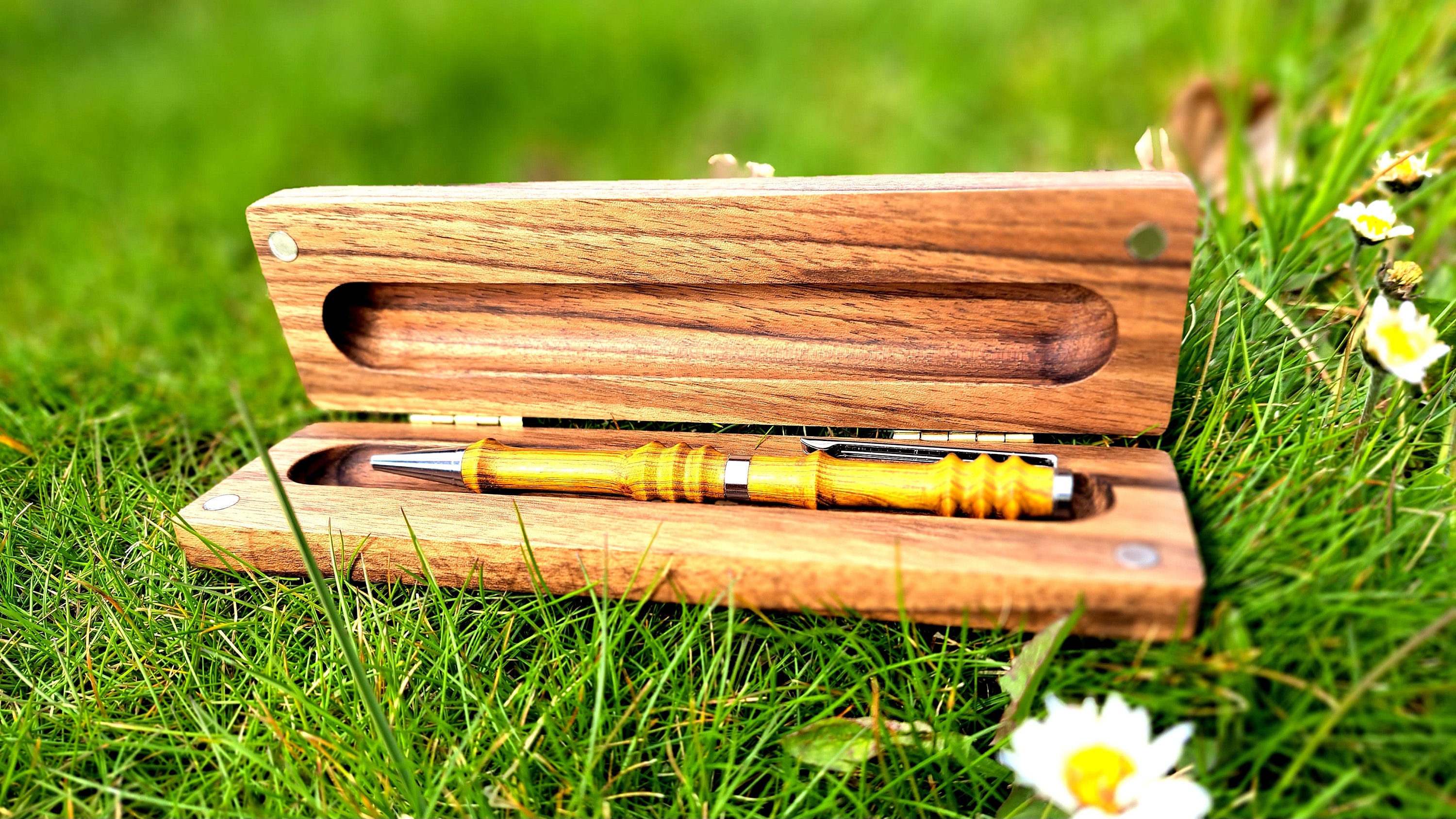 Personalized Handmade Wooden Pen and Handcrafted Box Set A - Etsy