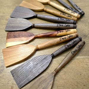 Handmade Wooden Cooking Spatula – Personalized - Etsy