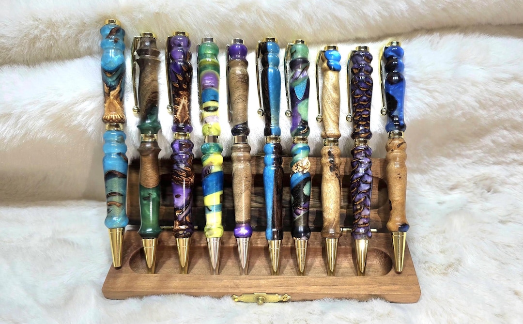 Personalized Handmade Wooden Pen and Handcrafted Box Set - A Thoughtful ...