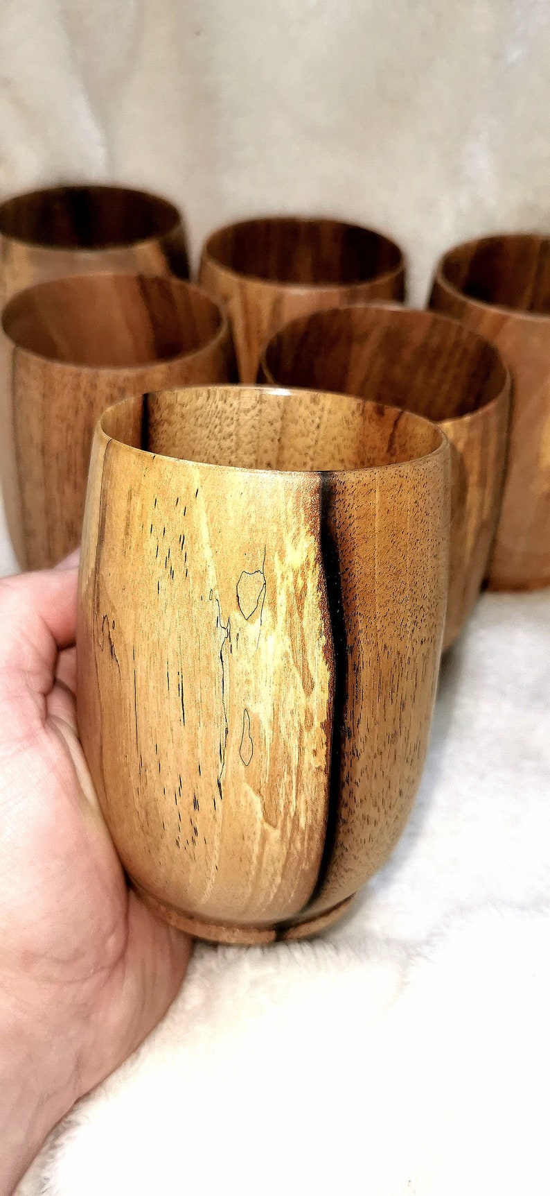 Handmade Wooden Coffee Mug: Propolis Coated Tea Cup - Etsy