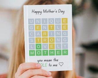 Custom Wordle Card Wordle Card Printable Friend Custom - Etsy