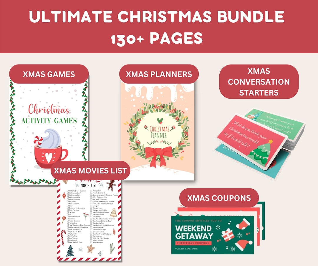 Ultimate Christmas Bundle | Christmas Games | Christmas Planner ...
