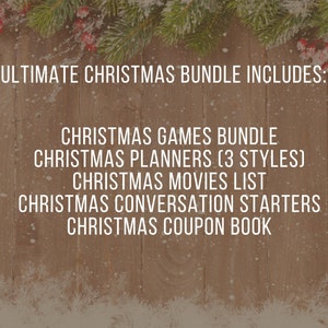 Ultimate Christmas Bundle | Christmas Games | Christmas Planner ...