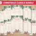 Christmas Carols Bundle I 10 Christmas Songs - Songbook, Decor - Etsy