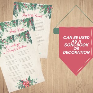 Christmas Carols Bundle I 10 Christmas Songs - Songbook, Decor - Etsy
