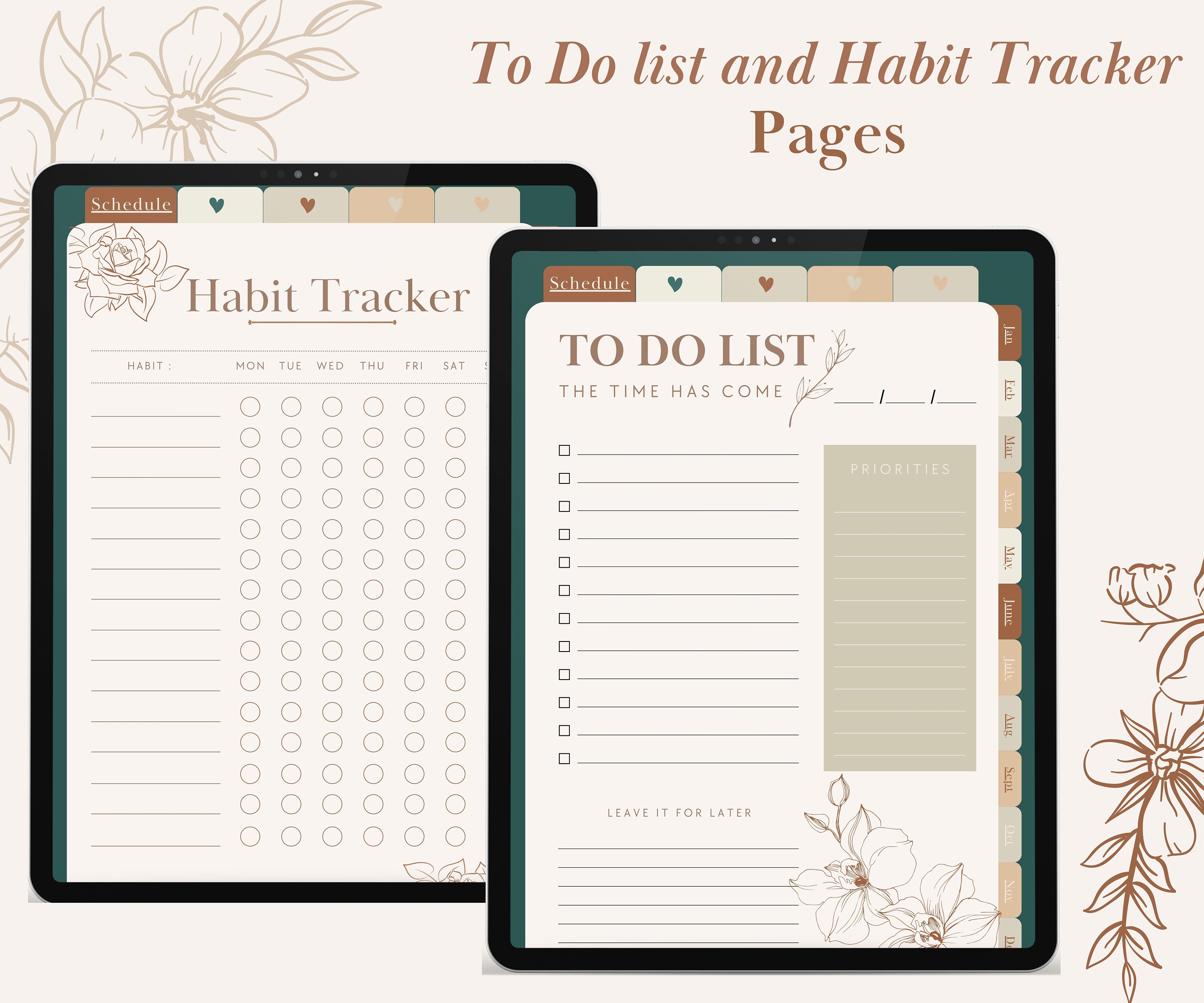 Digital Planner 2023, Boho Planner, Hyperlinked Planner, Goodnotes ...