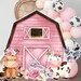 BIG DECOR FARM House Girl Cutout Decor Barnyard Ranch Animals - Etsy