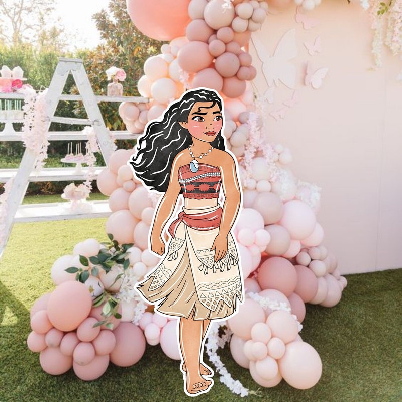 Moana Cutout - Etsy