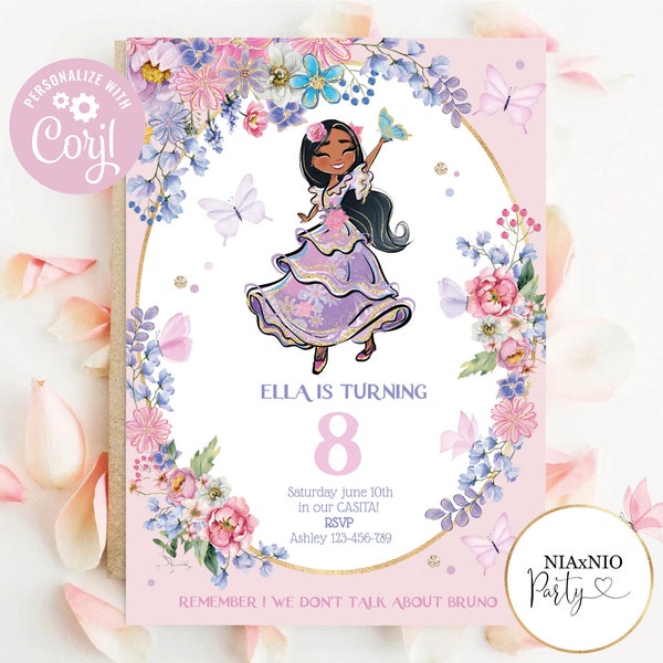 Isabella Birthday Invitation - Etsy