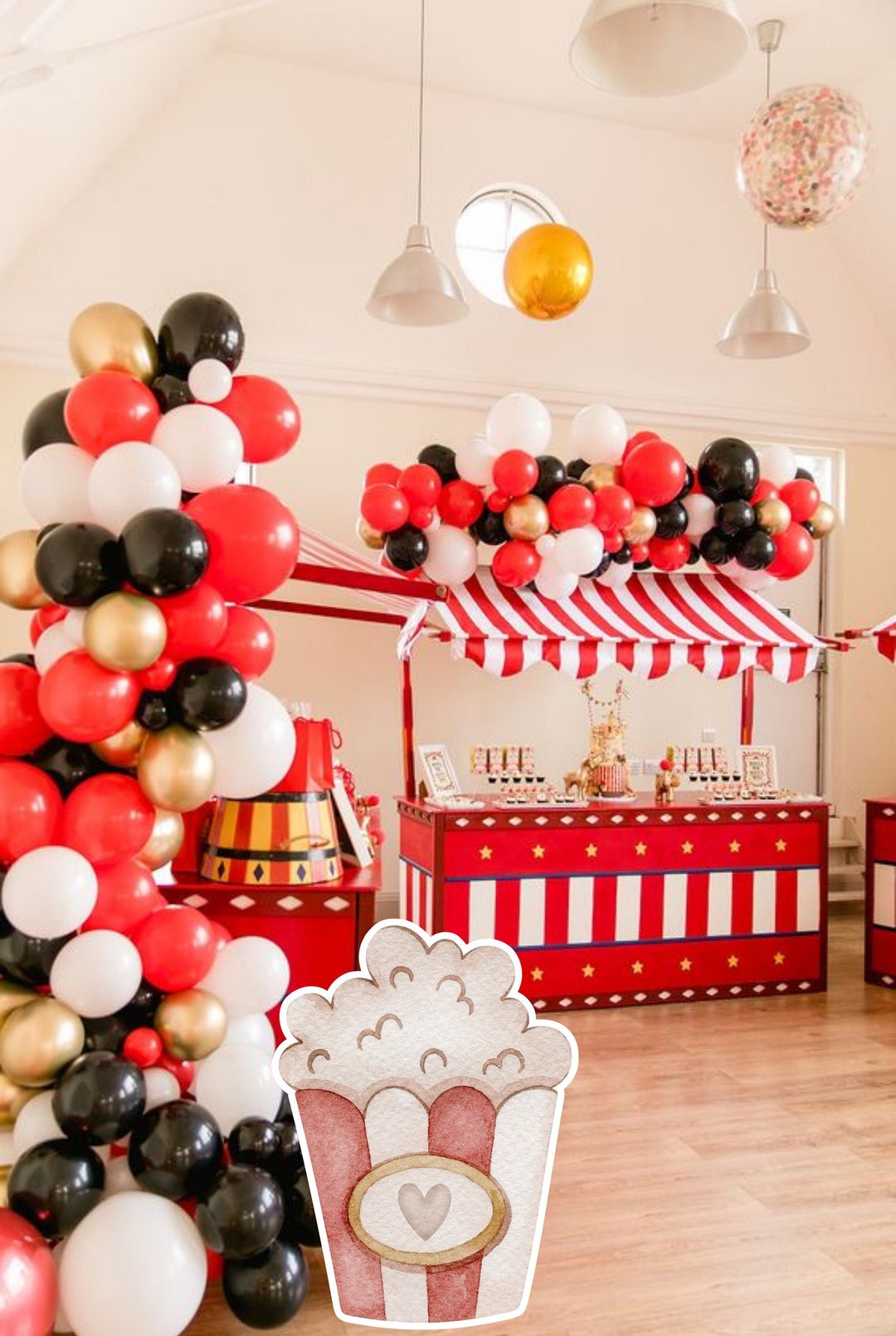 BIG DECOR CIRCUS : Cutout Decor Circus Carnival Decorations, Carnival ...