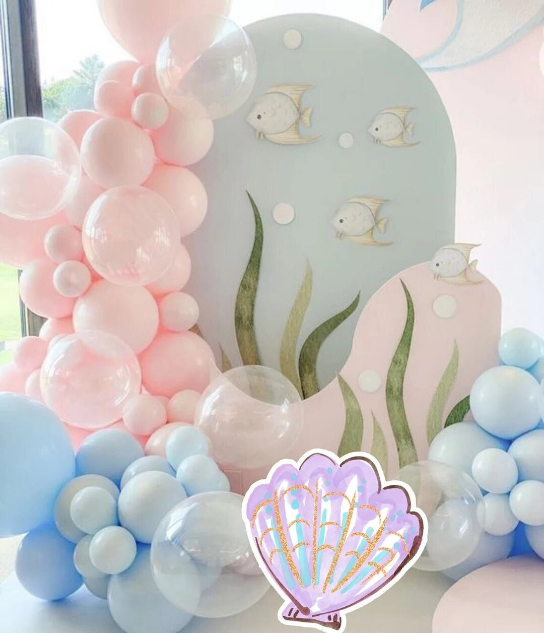 CUSTOM CUTOUTS, OCEAN, Foamboard, Party Props, Big Decor, Cutout Under ...